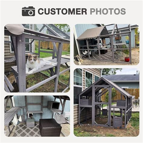Aivituvin Outdoor Cat Enclosure Large Outside Cat Run