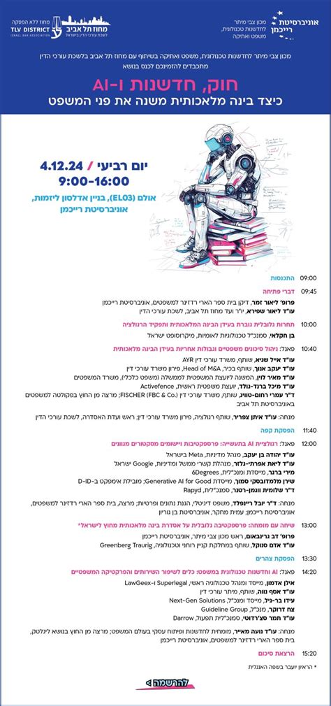 Eitan Tzafrir On Linkedin מכון צבי מיתר לחדשנות טכנולוגית משפט ואתיקה אוניברסיטת רייכמן בשת