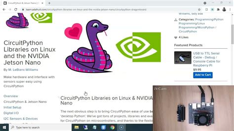 Setup Circuitpython Di Jetson Nano Youtube