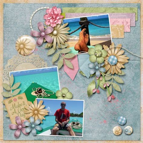 Layout By Ctm Sue Using {a Good Day} Digital Scrapbooking Kit By Tami