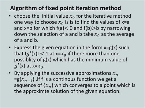 Pptpptx Fixed Point Iteration Method No Ppt