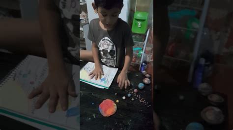 Sistema Solar Feito De Massinha De Modelar Youtube