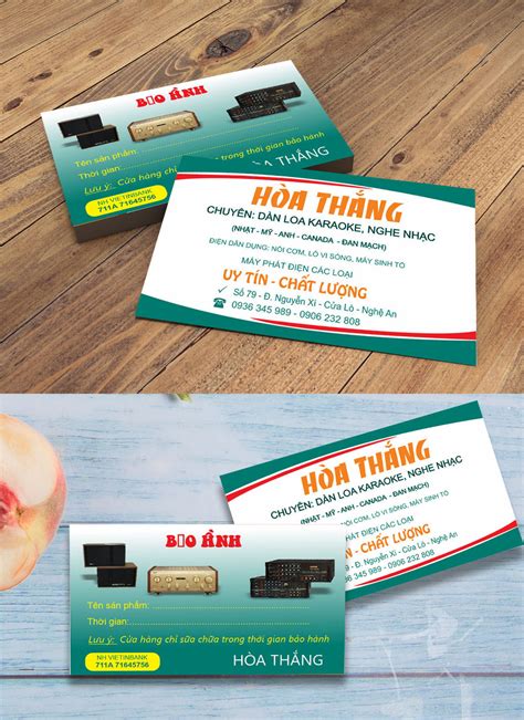 Mẫu Danh Thiếp Name Card đẹp File Corel 34 Vnpik Com