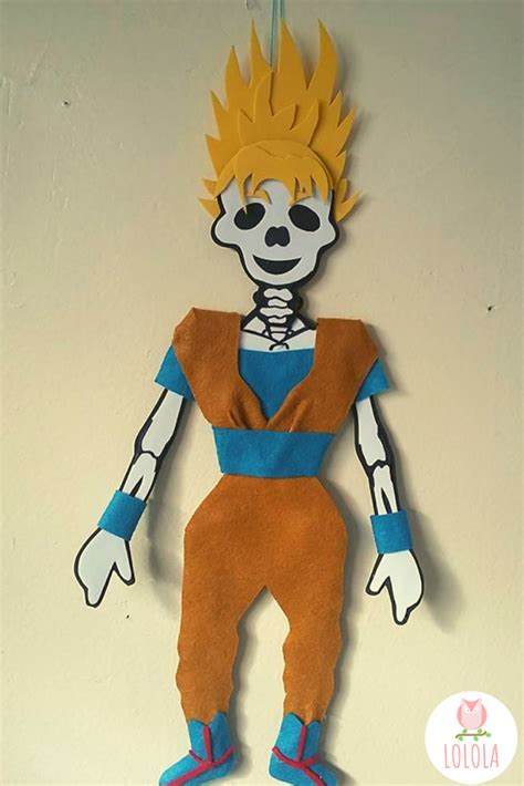 Calaverita Vestida Goku Vestidos De Calaveras Calaveras Calavera De