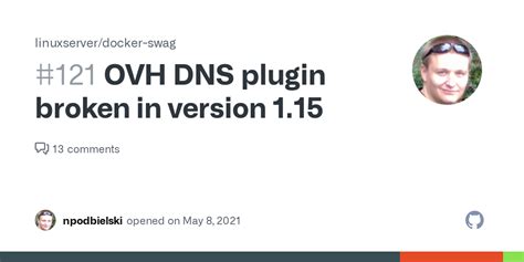 Ovh Dns Plugin Broken In Version Issue Linuxserver Docker