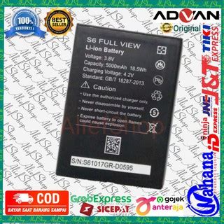Jual Batrai Advan S Full View I D Batre S E Baterai Original Battery Shopee Indonesia