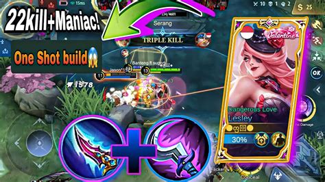 Kill MANIAC Build Lesley One Shot Build Tersakit Lesley YouTube