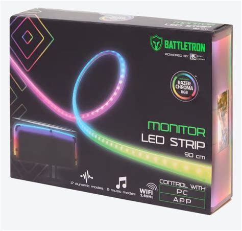 Battletron Monitor LED Strip Verlichting Bol