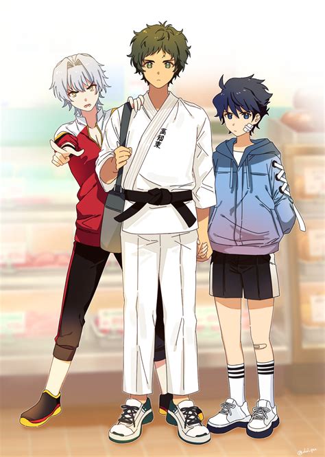 Kizaki Ren Taiga Takeru And Enjoji Michiru Idolmaster And 1 More