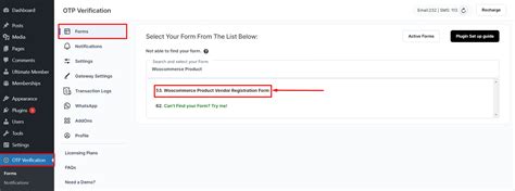 Otp Verification Woocommerce Product Vendor Registration Wordpress