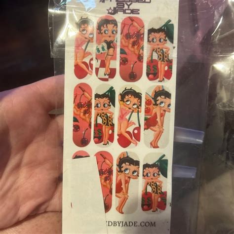 Betty Boop Waterslide Decals Nail Art Etsy