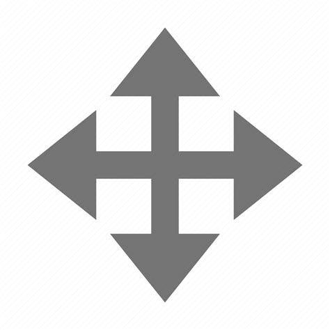 Cursor All Direction Arrows Icon Download On Iconfinder