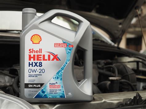 Shell Helix Hx8 0w 20 Dengan Flexi Molecule Kini Di Pasaran Rm199