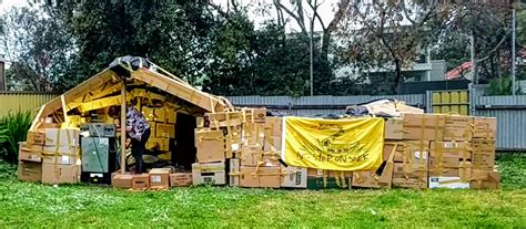 Cardboard Box Fort