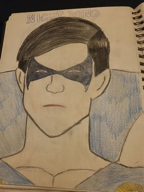 Classic Nightwing Portrait By Theartvenger On Deviantart