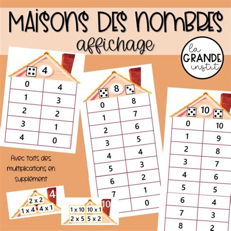 MAISONS DES NOMBRES Affichage