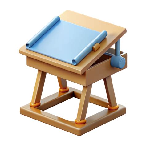 Magnificent Artistic Drafting Table High Quality 59637347 Png