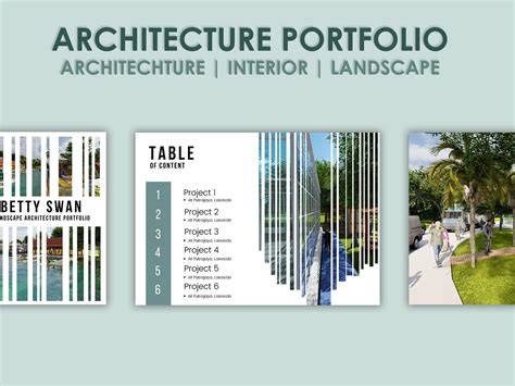 Architecture Portfolio Table Of Contents