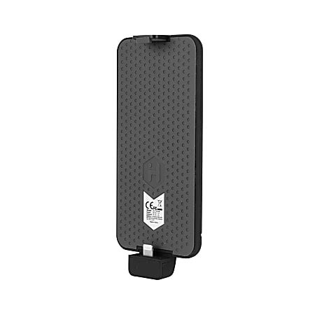 IHome Backpack Adjustable 3000 MAh Lightning Battery Pack Black