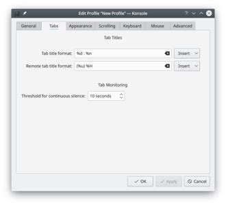 Konsole终端模拟器 KDE UserBase Wiki