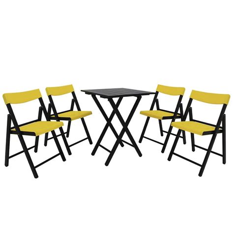 Tramontina Teak Wood Folding Bistro Set Natural Brown 4 Artofit