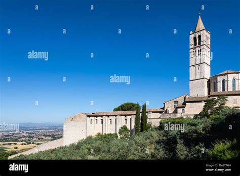 Church In Assisi Village In Umbria Region Italy The Town Is Famous