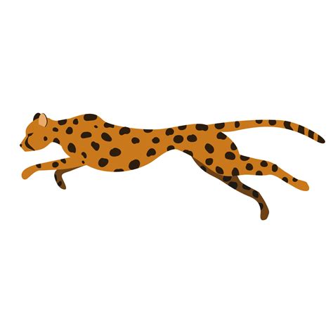 Jaguar In A Jump Vector Illustration 11732833 Vector Art At Vecteezy