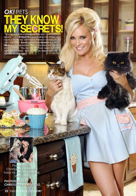 Bridget Marquardt And Her Kitties Bridget Marquardt Girl Next Door