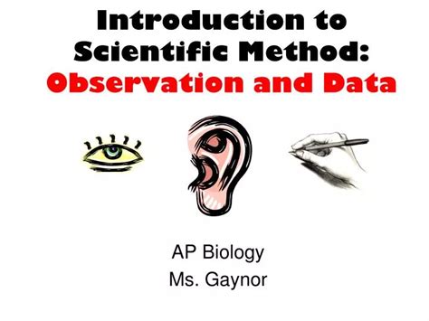 Ppt Introduction To Scientific Method Observation And Data Powerpoint Presentation Id