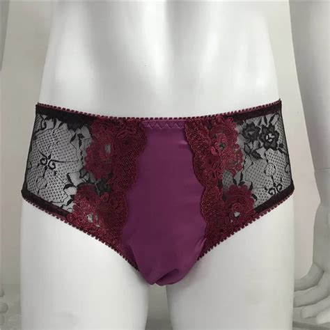 2018 Hot New Mens Sexy Lace Natural Comfort Everyday Wear Briefs