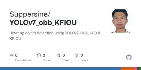 Github Suppersineyolov7obbkfiou Rotating Object Detection Using Yolov7 Csl Kld And Kfiou