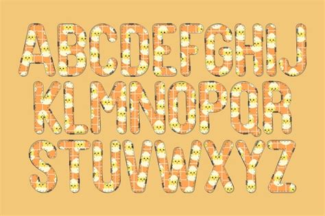 Premium Vector Versatile Collection Of Chick Charm Alphabet Letters