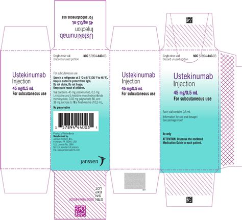 Ustekinumab Injection Package Insert Prescribing Info