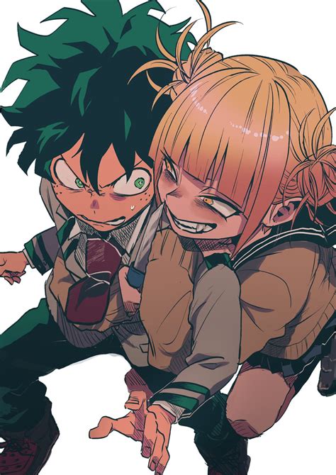 Midoriya Izuku Izuku Midoriya Toga Himiko Boku No Hero Academia