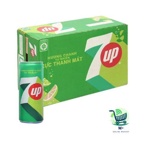 Thùng 24 Lon Nước Ngọt Có Gaz 7up 320mllon Shopee Việt Nam