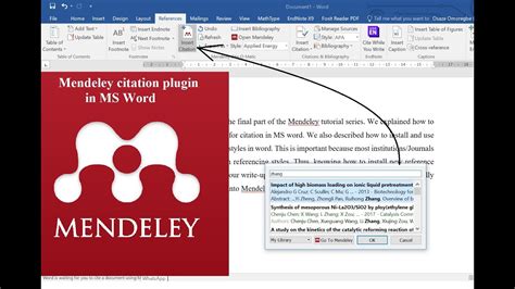 Cara Install Mendeley Desktop Dan Ms Word Citation Pl