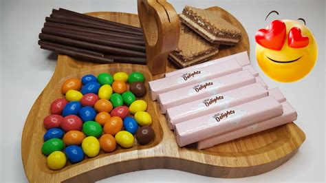 ASMR Filling Platter With ChocolateSatisfying Asmr Compilation M M S