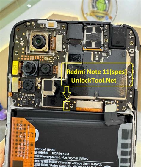 Xiaomi Redmi Note 11 Spes Test Point UnlockTool