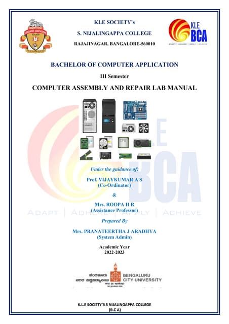 Computer Hardware And Simulation Lab Manual Doc Computer Peripherals Computing