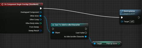 Using The Blueprints Visual Scripting System To Create Interactive Game