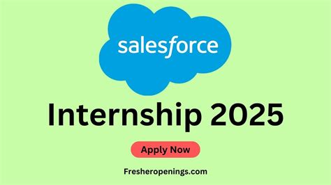 Salesforce Internship 2025 Hiring For Freshers As Intern Amts Apply Now