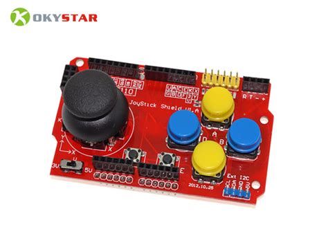 Red Game Joystick Shield V1a Expansion Arduino Controller Board For