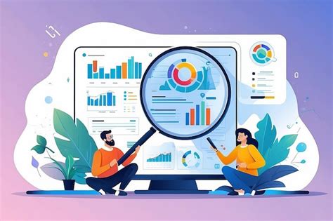 Premium Photo Social Media Analytics Horizontal Banner