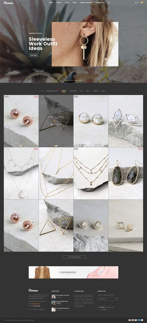 Verona Ecommerce Psd Template Psd Templates Psd Verona