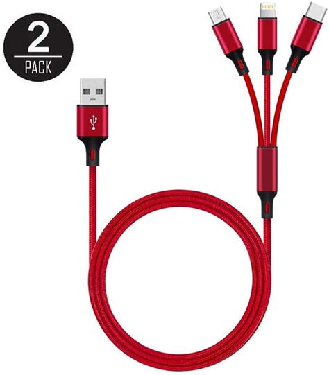 Multi USB Charger Cable In Charging Cable Multiple Devices Phone Connector Universal USB