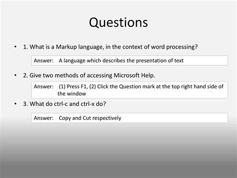 Ppt Word Processing Powerpoint Presentation Free Download Id2105388