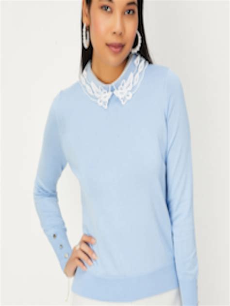 Buy Max Round Neck Pullover Sweaters For Women 25612536 Myntra