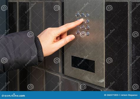 Secure Home System Intercom Keypad Door Phone Doorphone Entryphone Videophone Call Stock