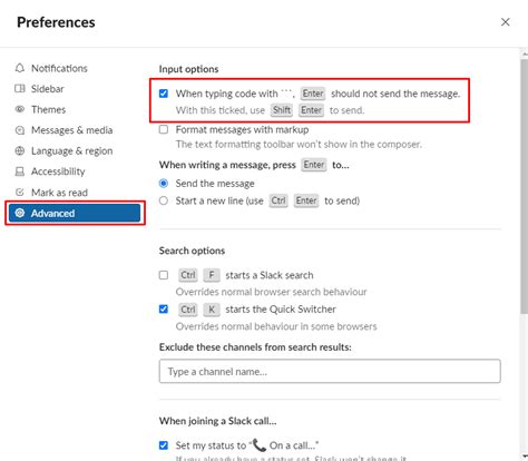 Slack How To Prevent Messages From Sending When You Press Enter When