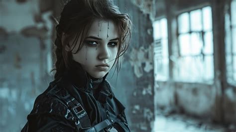 Female Model In Mysterious Dark Gothic Style Ai Generated Image